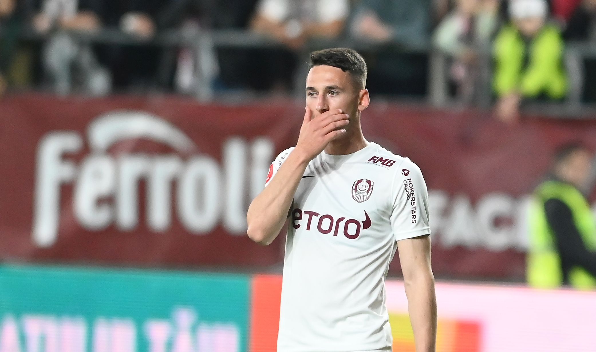 Alin Fica a ieșit plângând de pe teren în Rapid - CFR Cluj