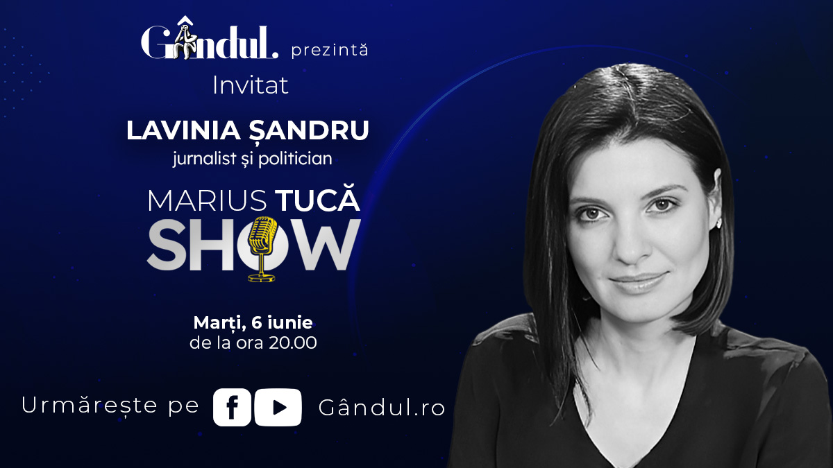 Marius Tucă Show începe marți, 6 iunie, de la ora 20.00, live pe gândul ...
