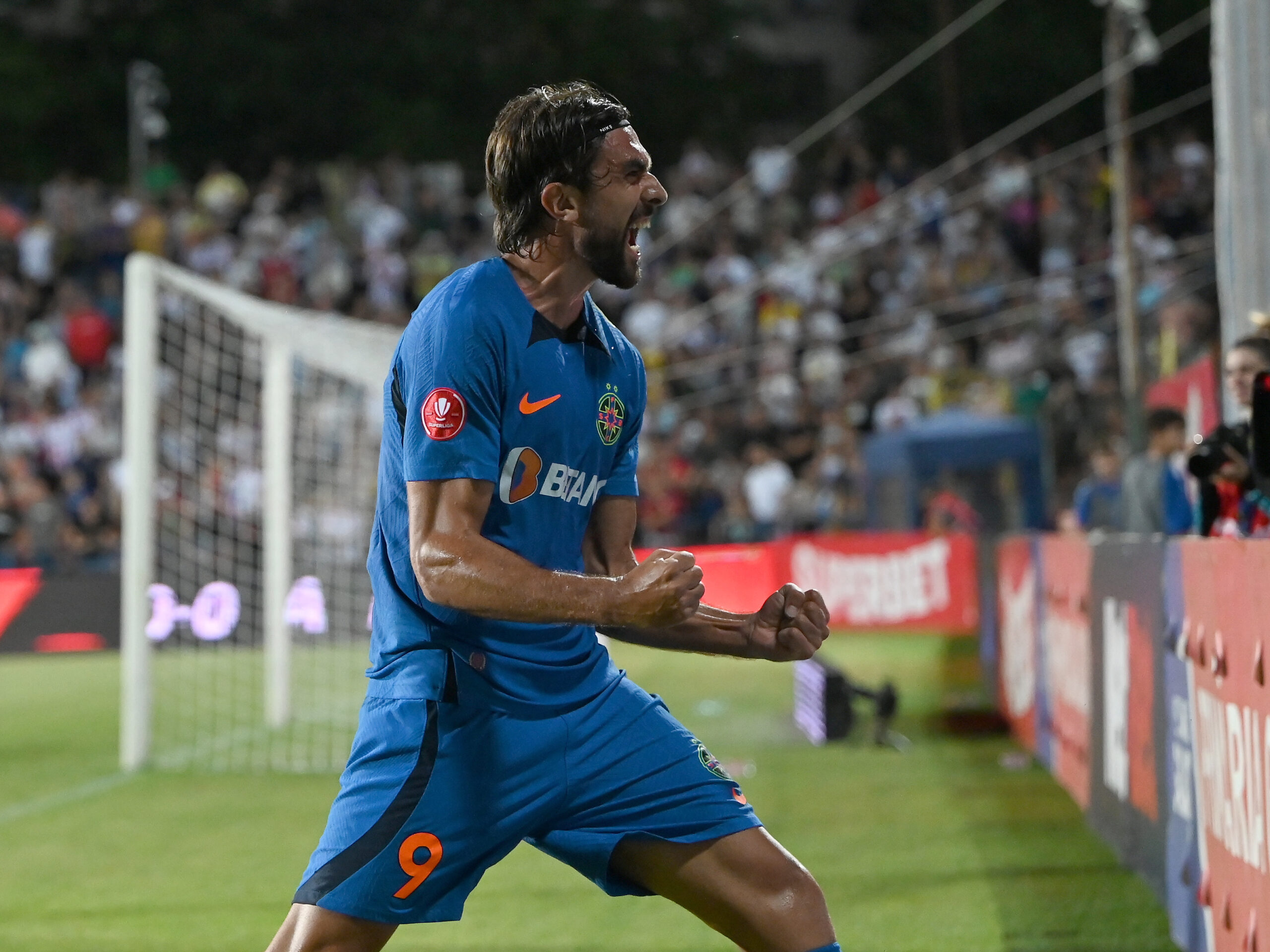 Andrea Compagno a marcat primul gol după ce a primit numărul 9