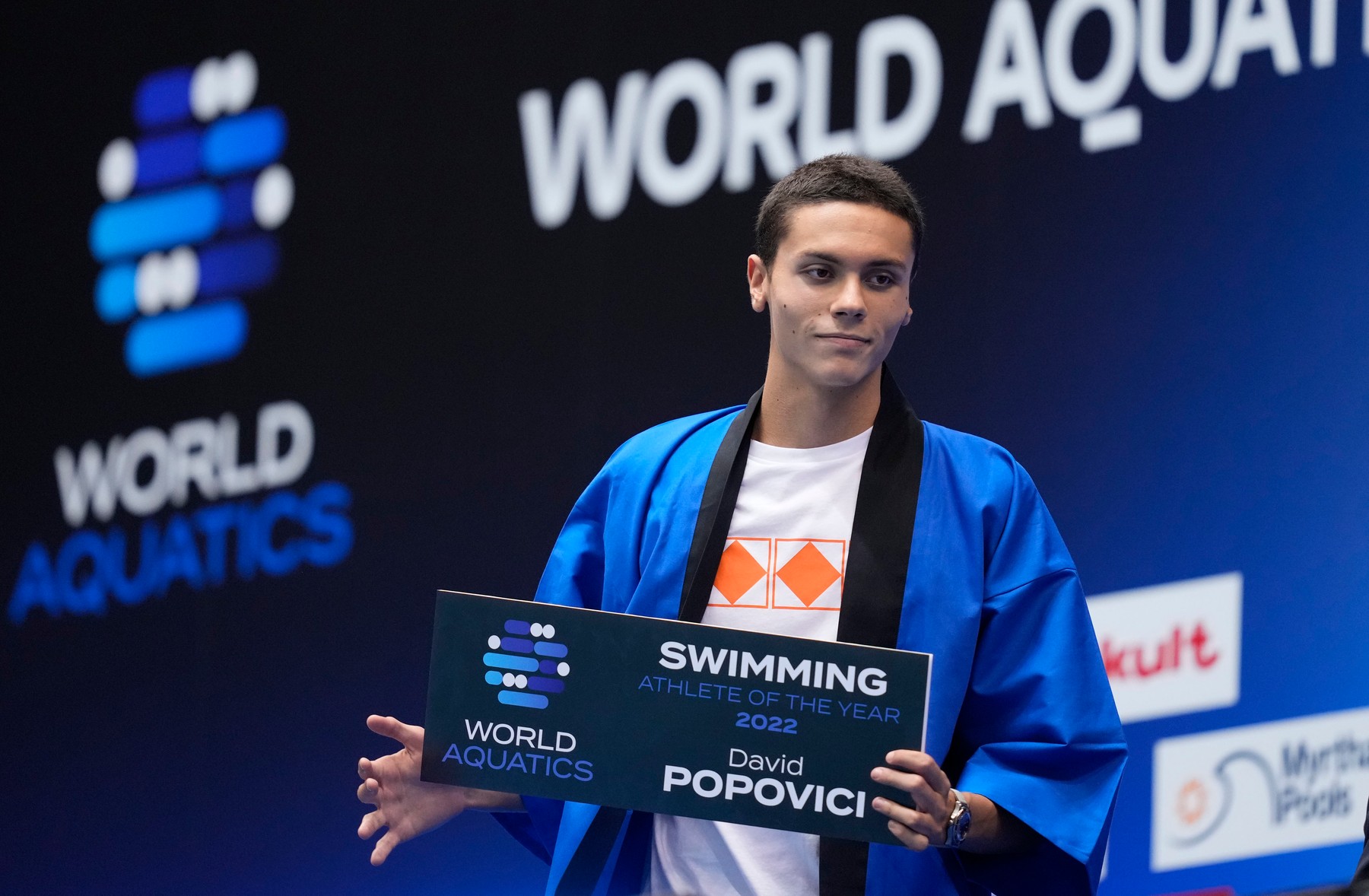 David Popovici face deja senzație în Japonia! Ce premiu a câştigat