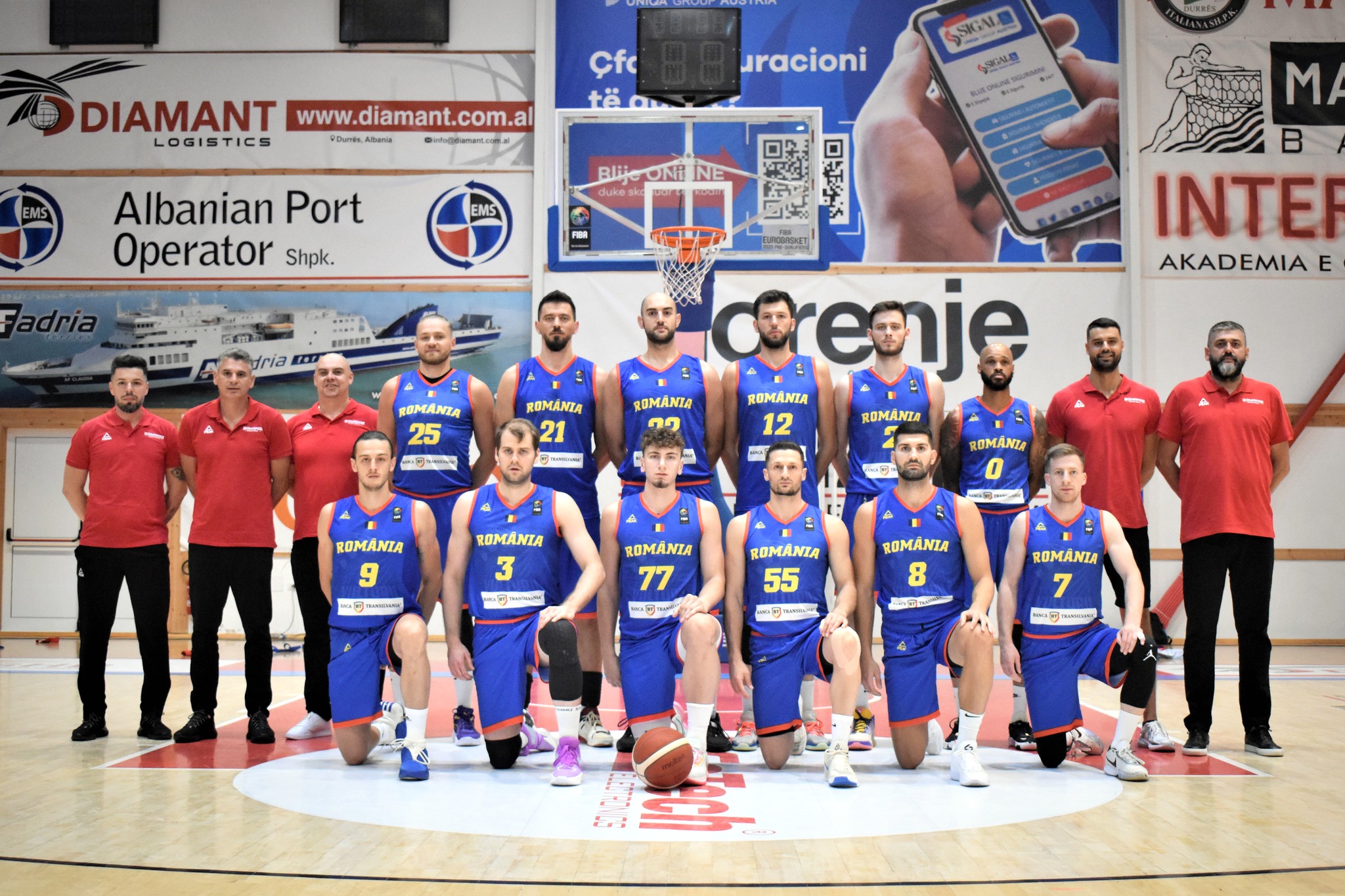 România, victorie cu Albania la baschet masculin