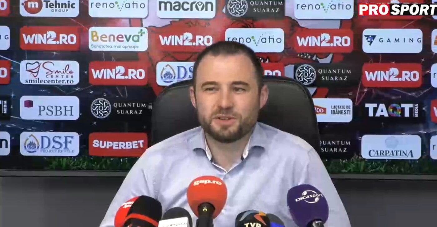 „Sunt dezgustat, dezamăgit”. Vlad Iacob, despre omul „pe care l-a adus la Dinamo”