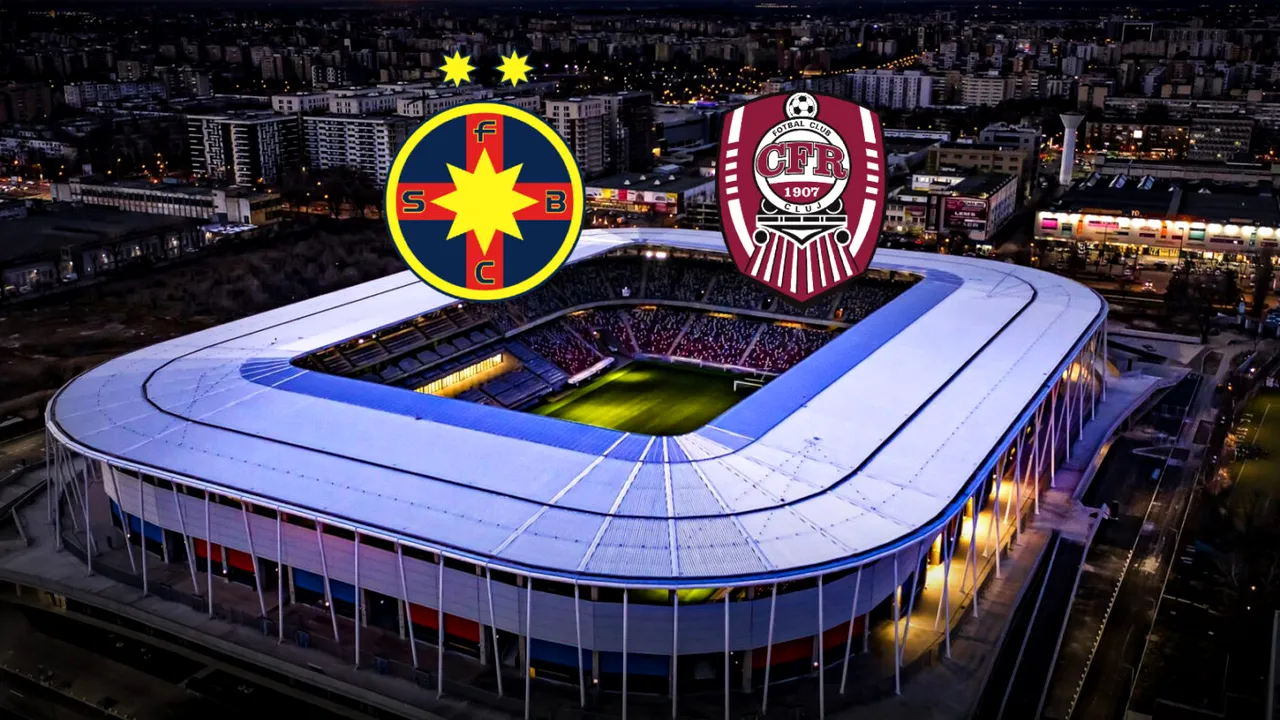 Cât costă biletele la derby la FCSB - CFR Cluj