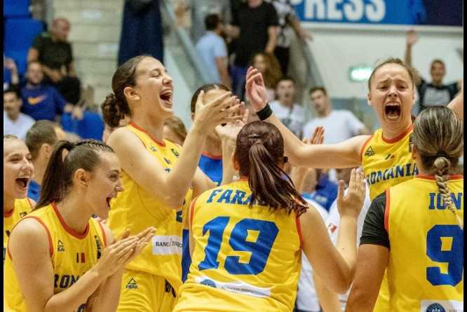România, locul 5 la Campionatul European Divizia B la baschet