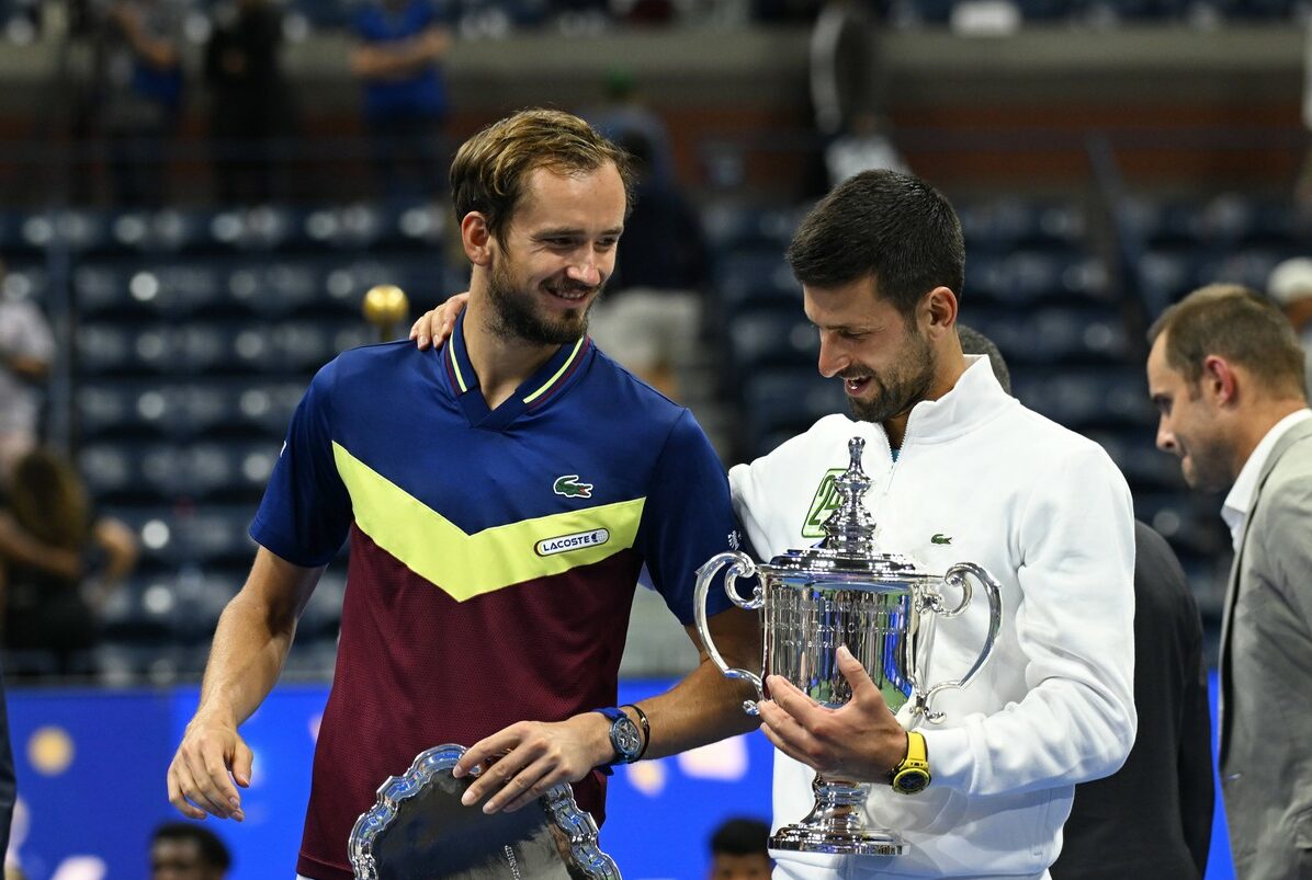 Daniil Medvedev l-a făcut pe Novak Djokovic să izbucnească în râs după finala US Open 2023. „Nu ...