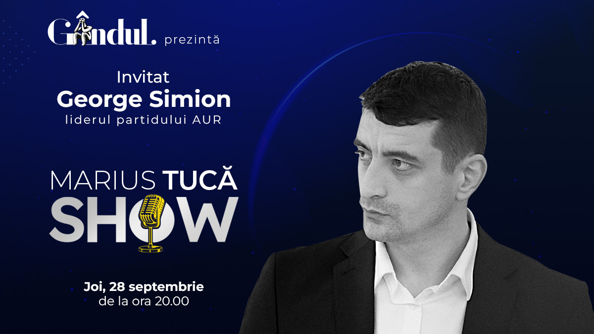 Marius Tucă Show începe joi, 28 septembrie, de la ora 20.00, live pe ...