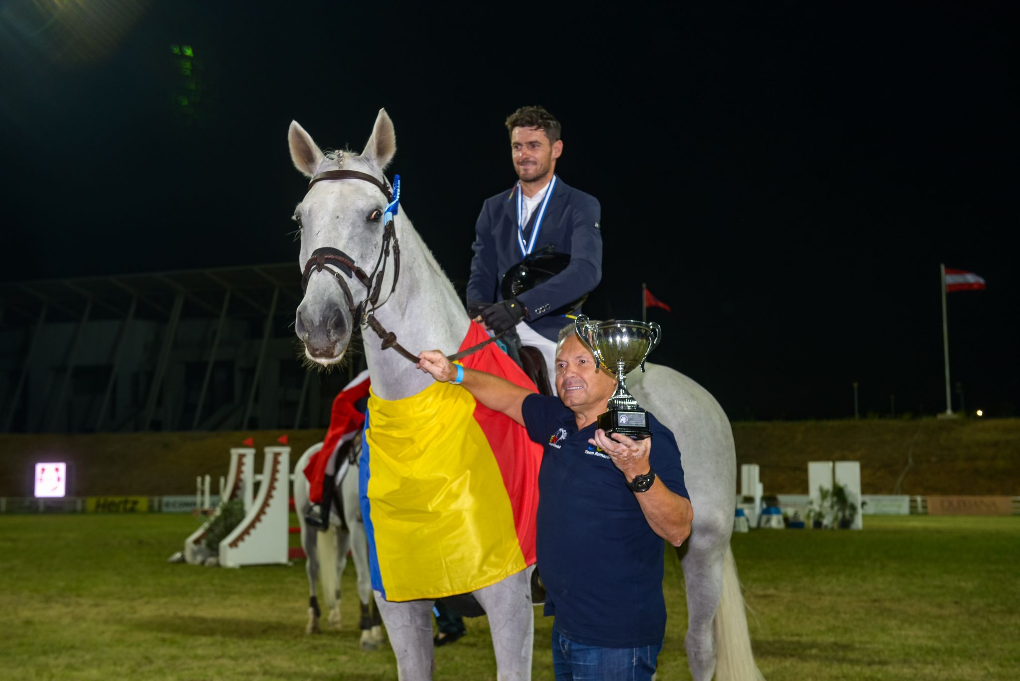 Costel Cojocariu, cu calul Huracan, a făcut performanță