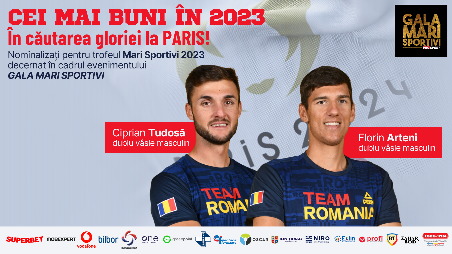 Gala Mari Sportivi ProSport 2023. Ciprian Tudosă şi Florin Arteni, de ...