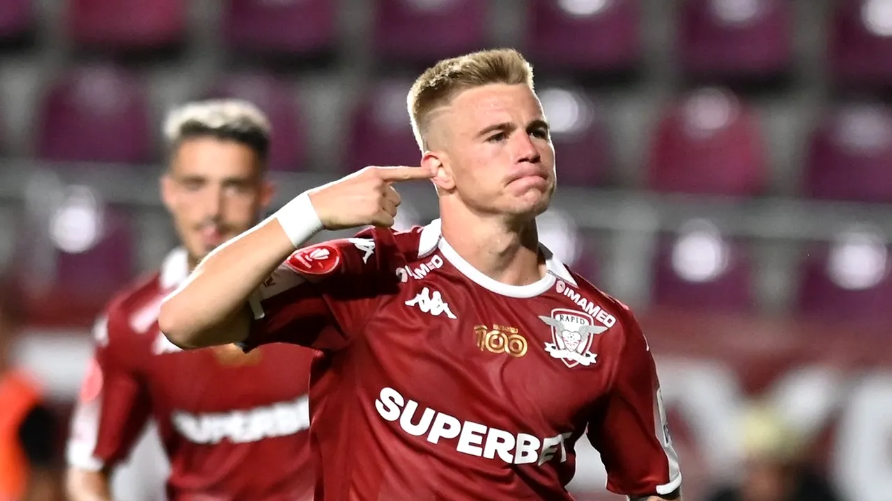 Decizia de ultimă oră luată la Rapid în cazul lui Claudiu Petrila