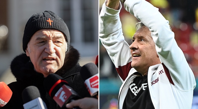 Greșeala lui Gigi Becali în fața lui Cristiano Bergodi. De ce s-a bucurat italianul la pauza ...