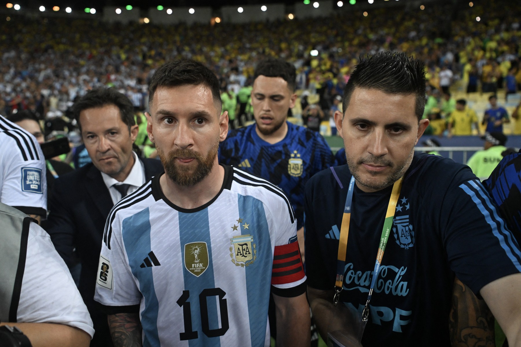 Leo Messi, reacție disperată după ce poliția braziliană i-a rupt cu ...