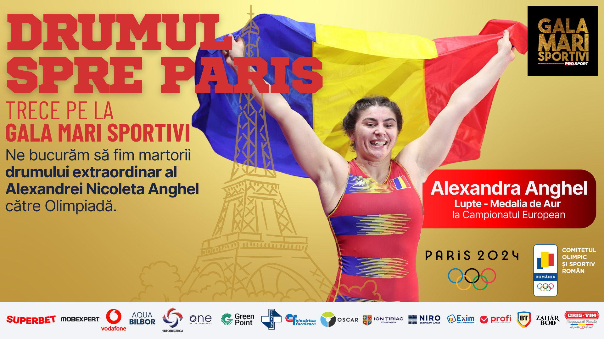 Alexandra Nicoleta Anghel, premiată la Gala Mari Sportivi 2023 pentru ...