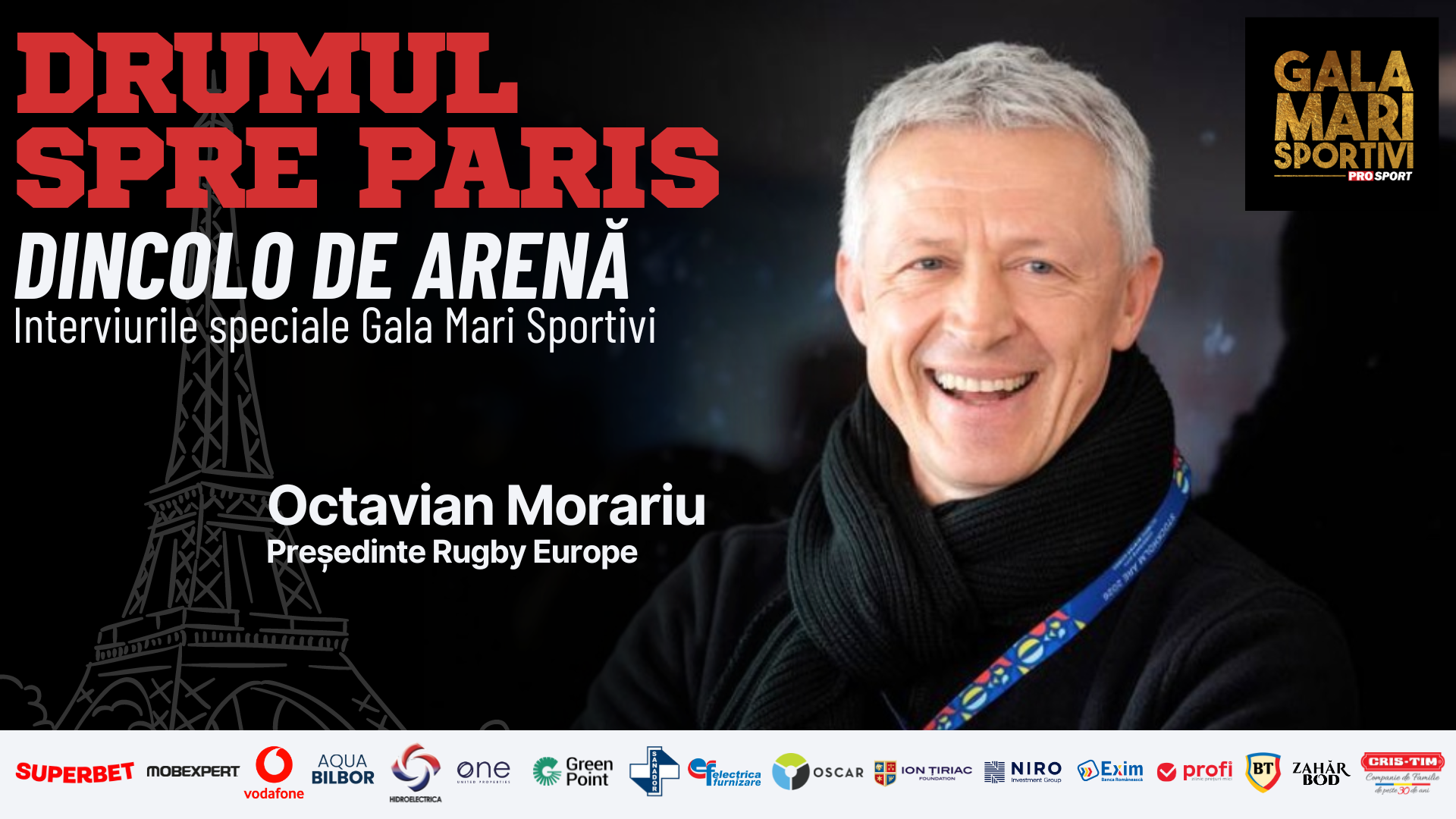 Octavian Morariu, mesaj emoționant la Gala Mari Sportivi ProSport