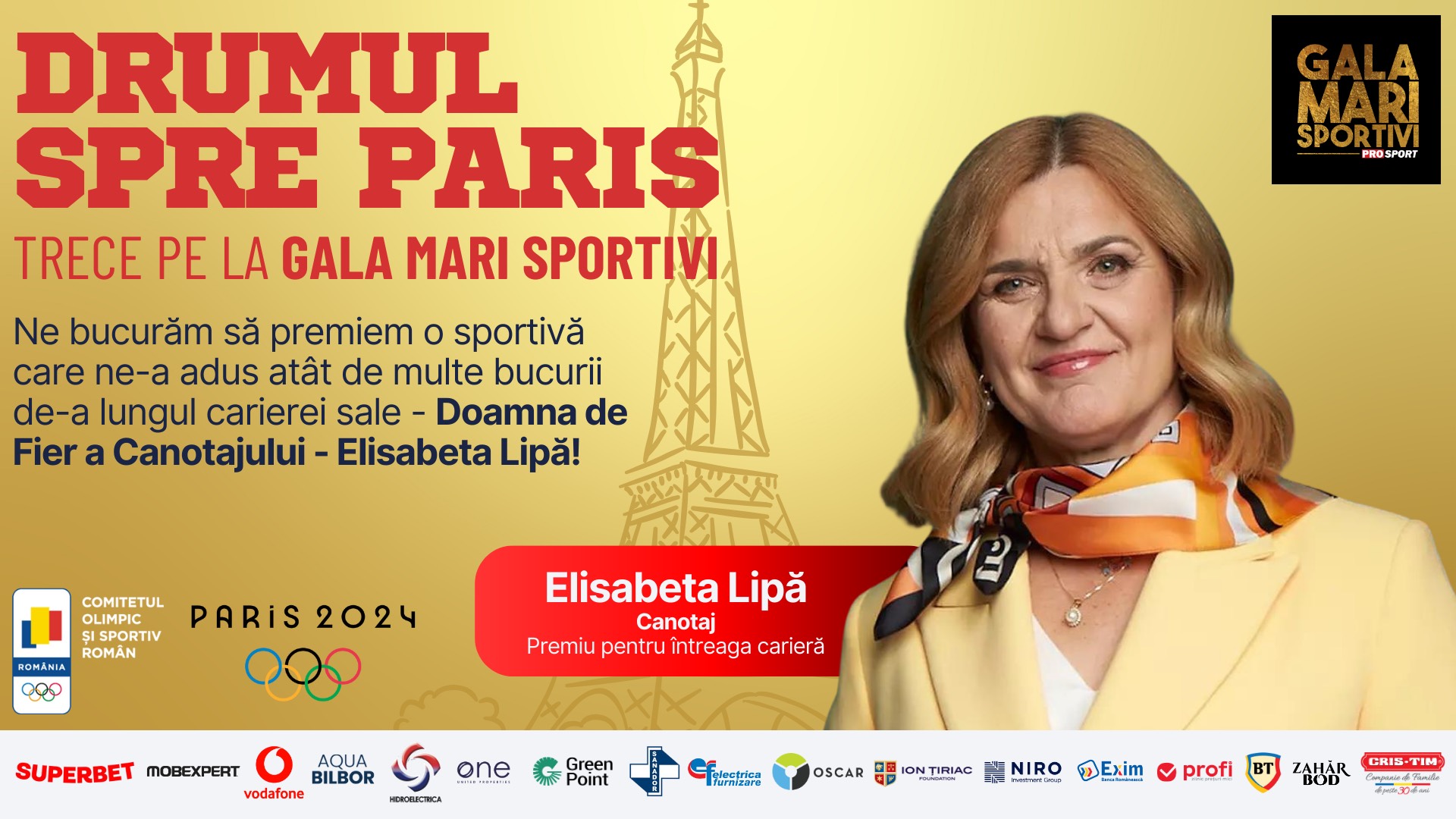 Gala Mari Sportivi 2023. Cum a transformat Elisabeta Lipă, doamna ...