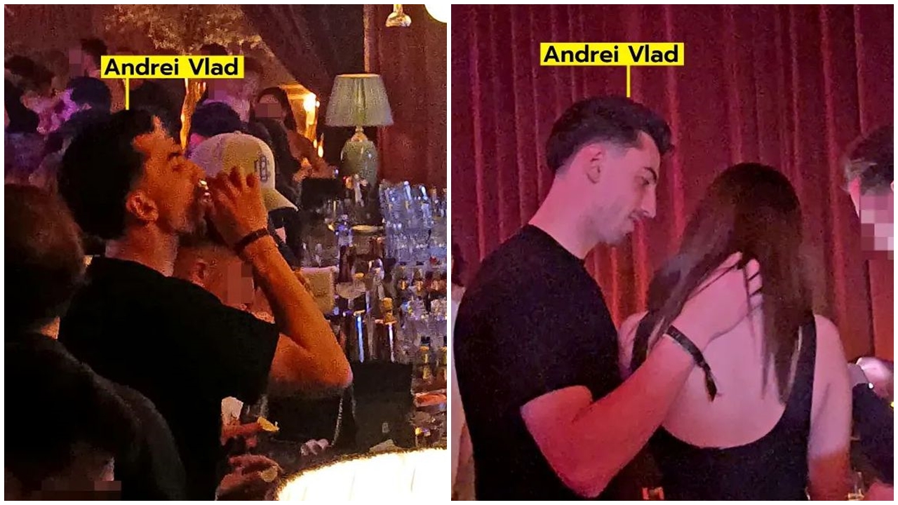 Andrei Vlad, distracție în club cu shot-uri până la 3 dimineața