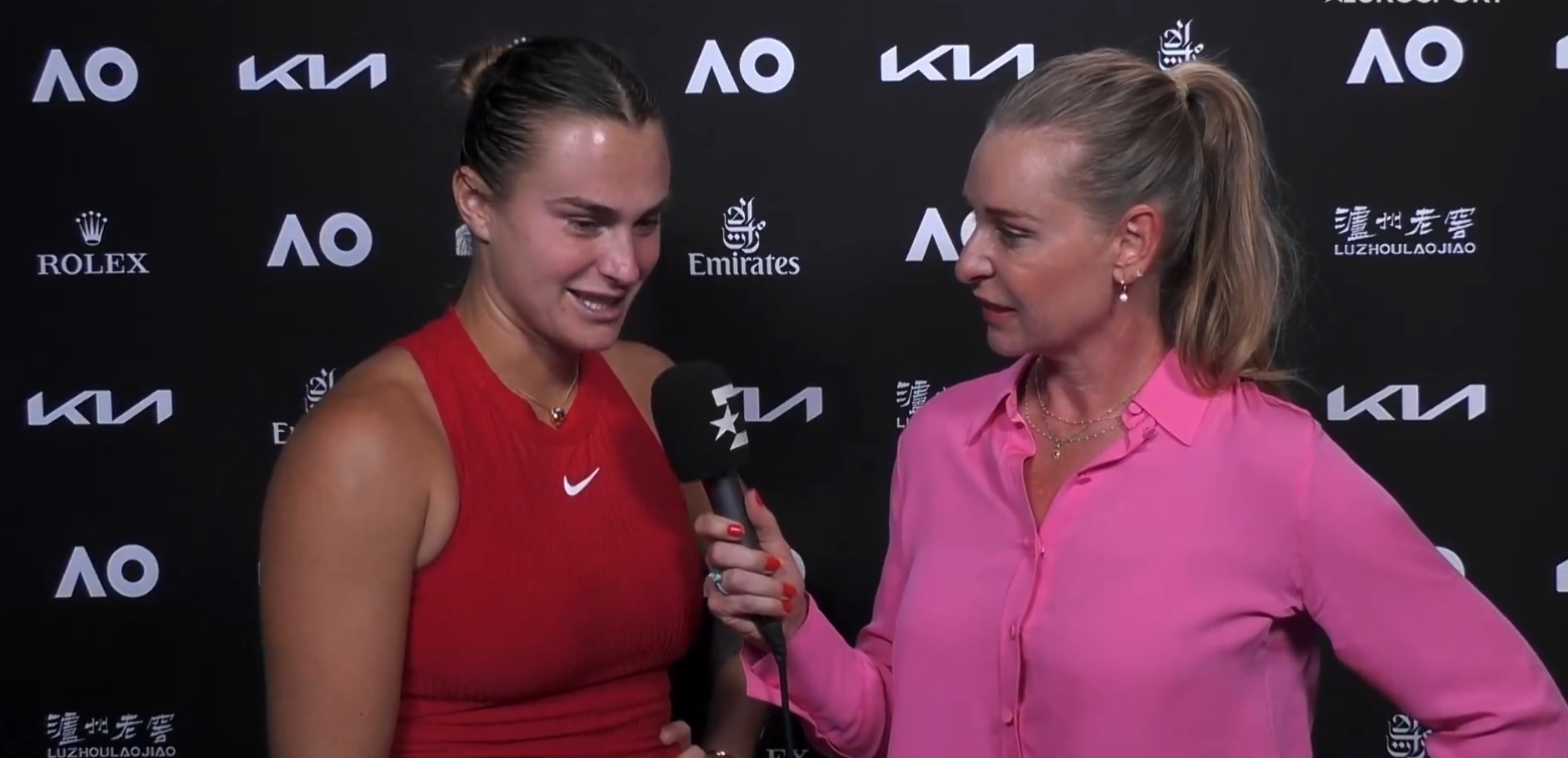 Aryna Sabalenka, dans nebun în direct la TV după ce a triumfat la ...