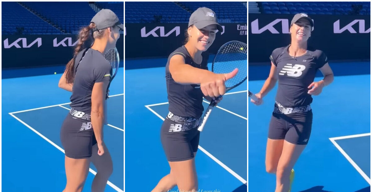 Sorana Cîrstea a făcut show la primul antrenament de la Australian Open!