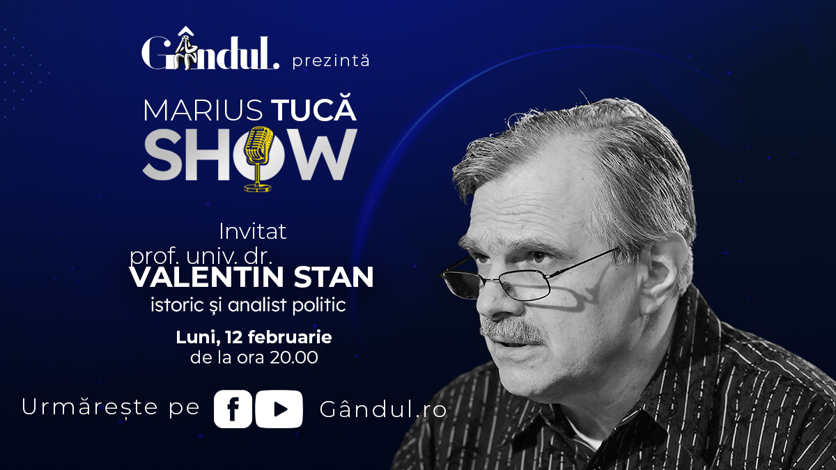 Marius Tucă Show începe luni, 12 februarie, de la ora 20.00, live pe ...