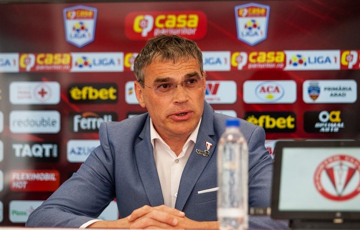 Alexandru Meszar, prima reacție după sancțiunile uriașe primite de UTA după meciul cu Dinamo. Dă ...