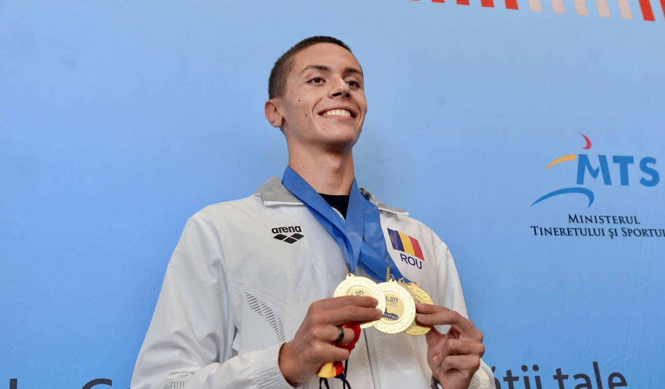 David Popovici, victorii importante în Belgia! A câștigat două probe ...