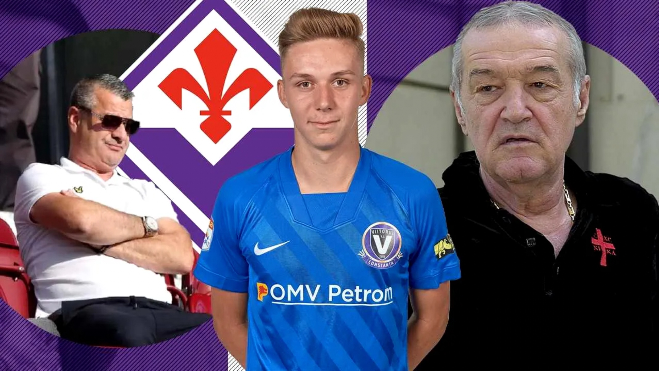 Azi e ziua decisivă pentru transferul lui Louis Munteanu! Gigi Becali, Dan Șucu și Nelu Varga s ...