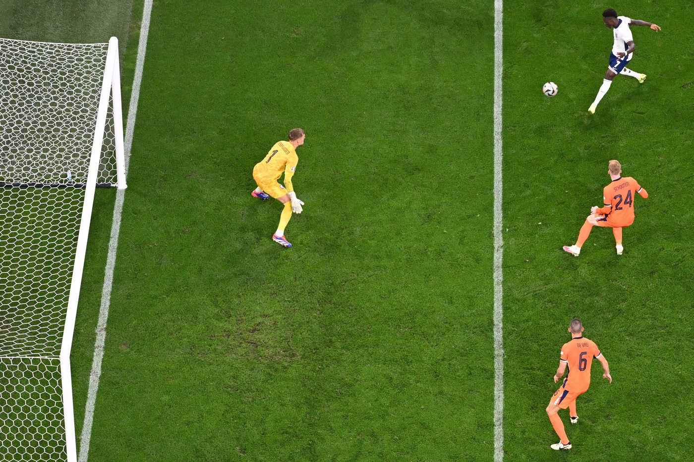 Faza care a aruncat în aer semifinala EURO 2024: gol anulat în Anglia ...