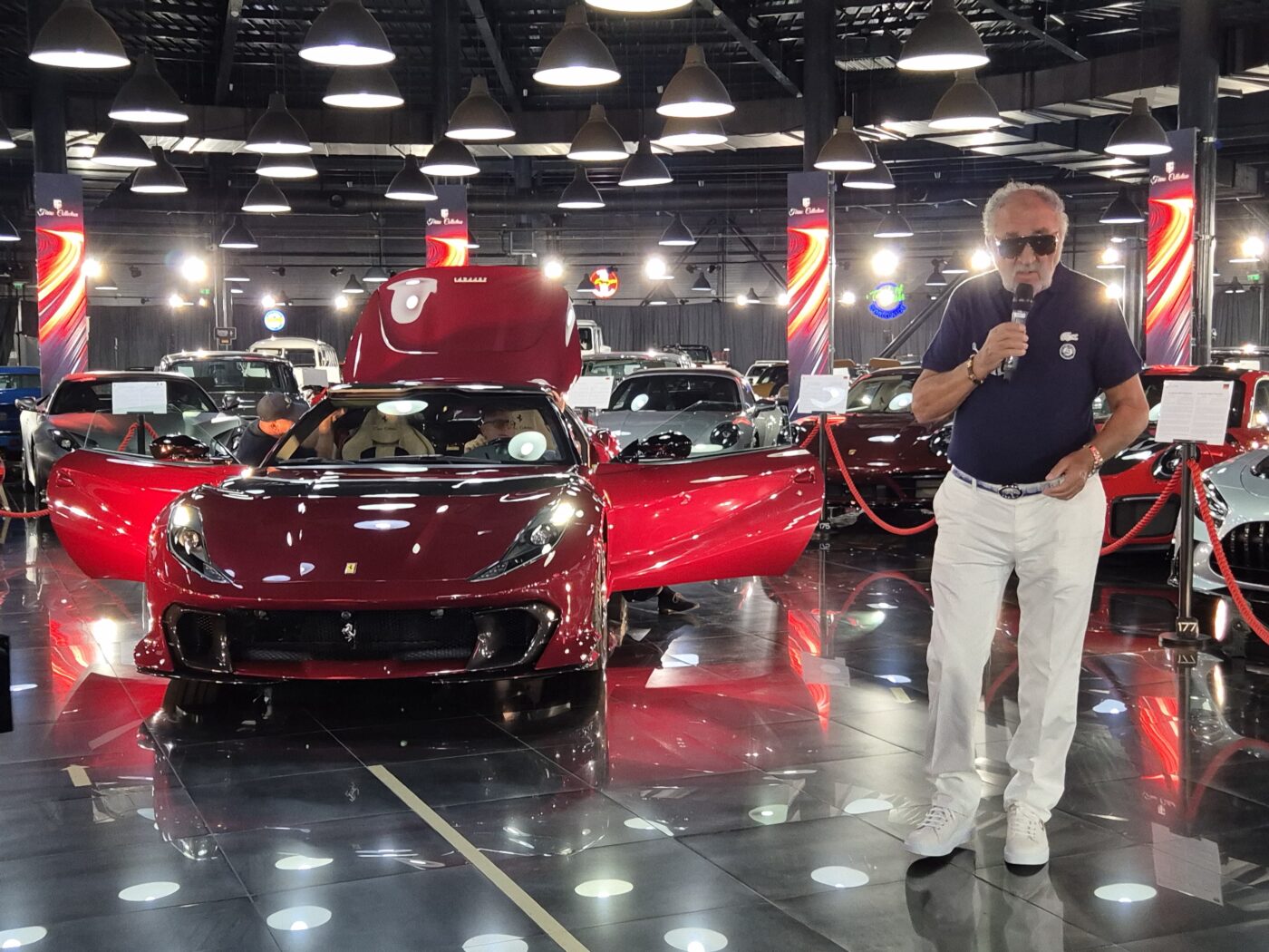 Ion Țiriac și-a mai luat o „bijuterie”: Ferrari 812 Competizione Aperta ...