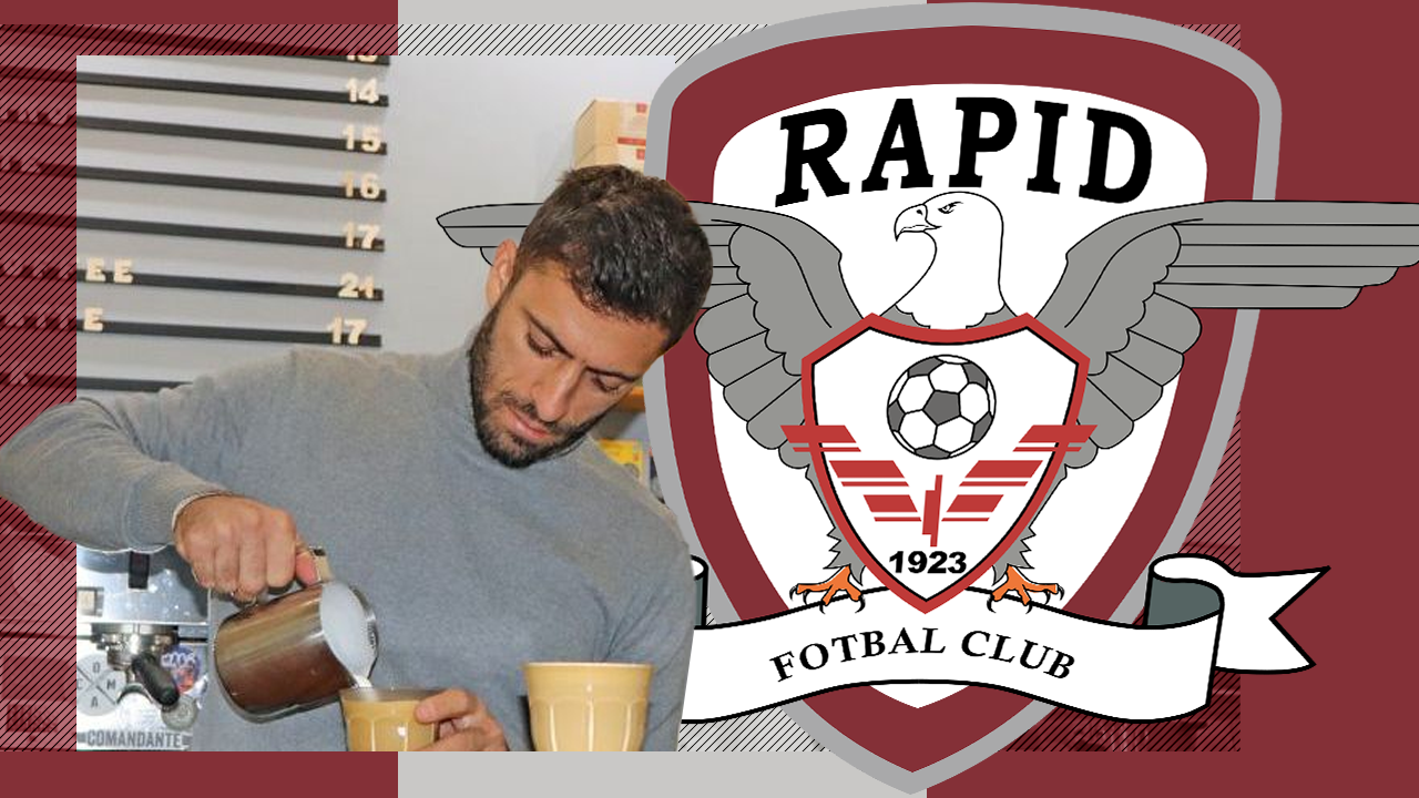 Cafeneaua unde clienții sunt serviți de un fost jucător de la Rapid ...