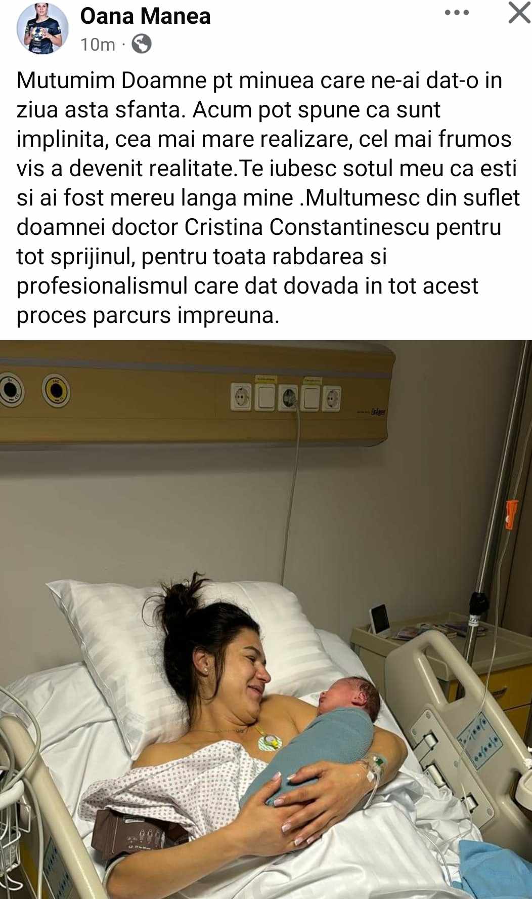 "Cea mai mare realizare". Oana Manea a dat vestea şi a postat o imagine emoționantă