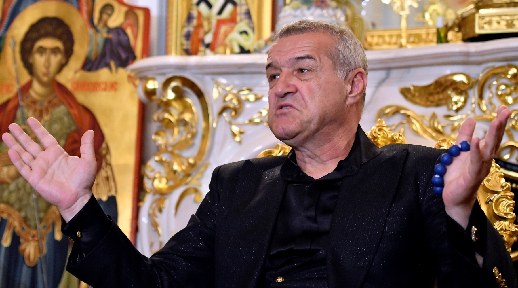 Gigi Becali l-a pus pe fotbalist la zid, în direct, după Rangers - FCSB ...
