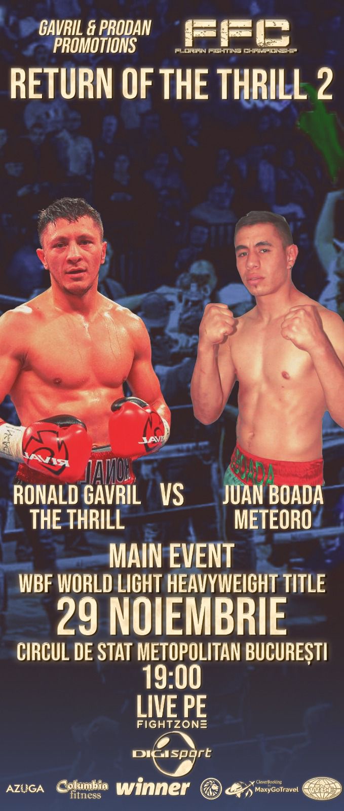 Știm cu cine va boxa Ronald Gavril la București pe 29 noiembrie! Are 30 ...