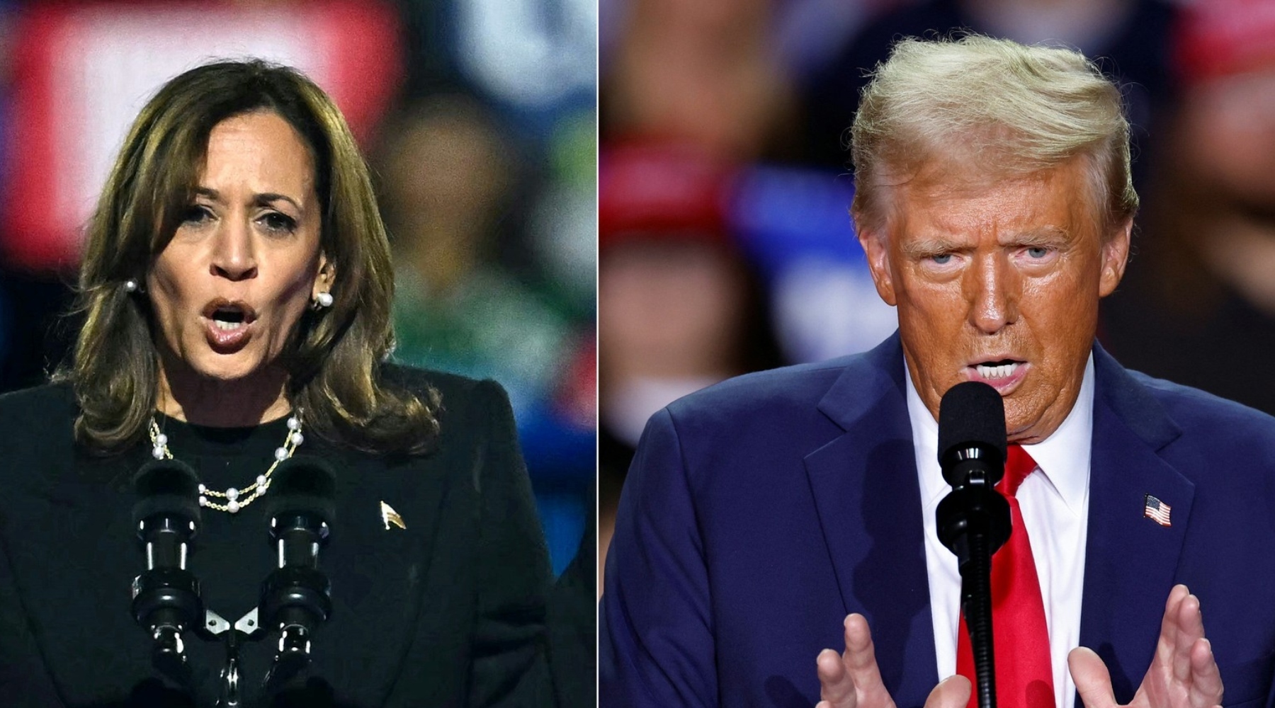 Bătălia dintre Kamala Harris și Donald Trump din alegerile pentru ...