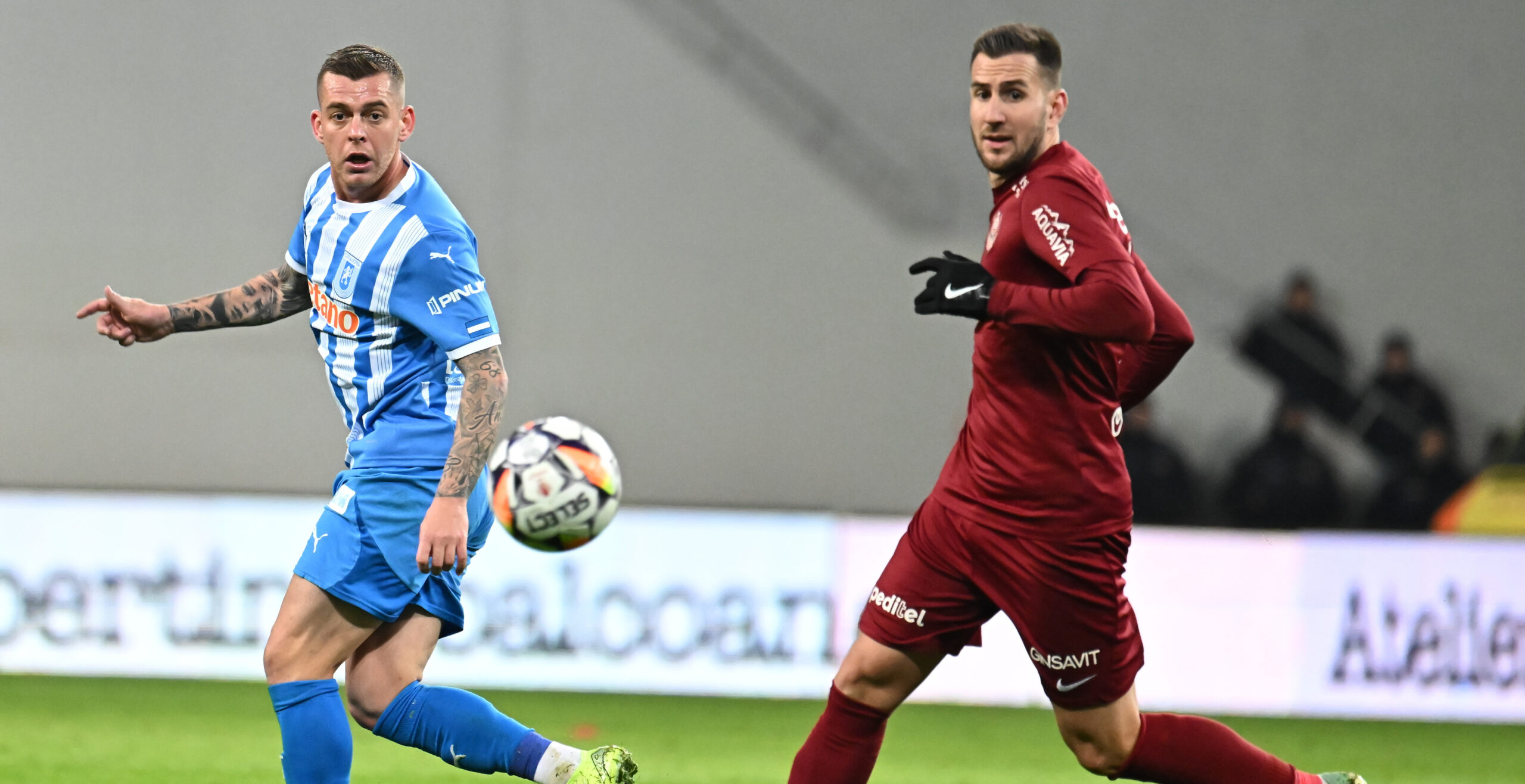 Universitatea Craiova - CFR Cluj 0-2, în etapa 18 din Superliga. Echipa ...