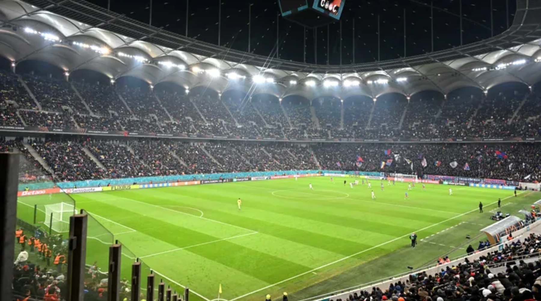 Ce fel de gazon o să vadă de la București toată Europa la meciul FCSB ...