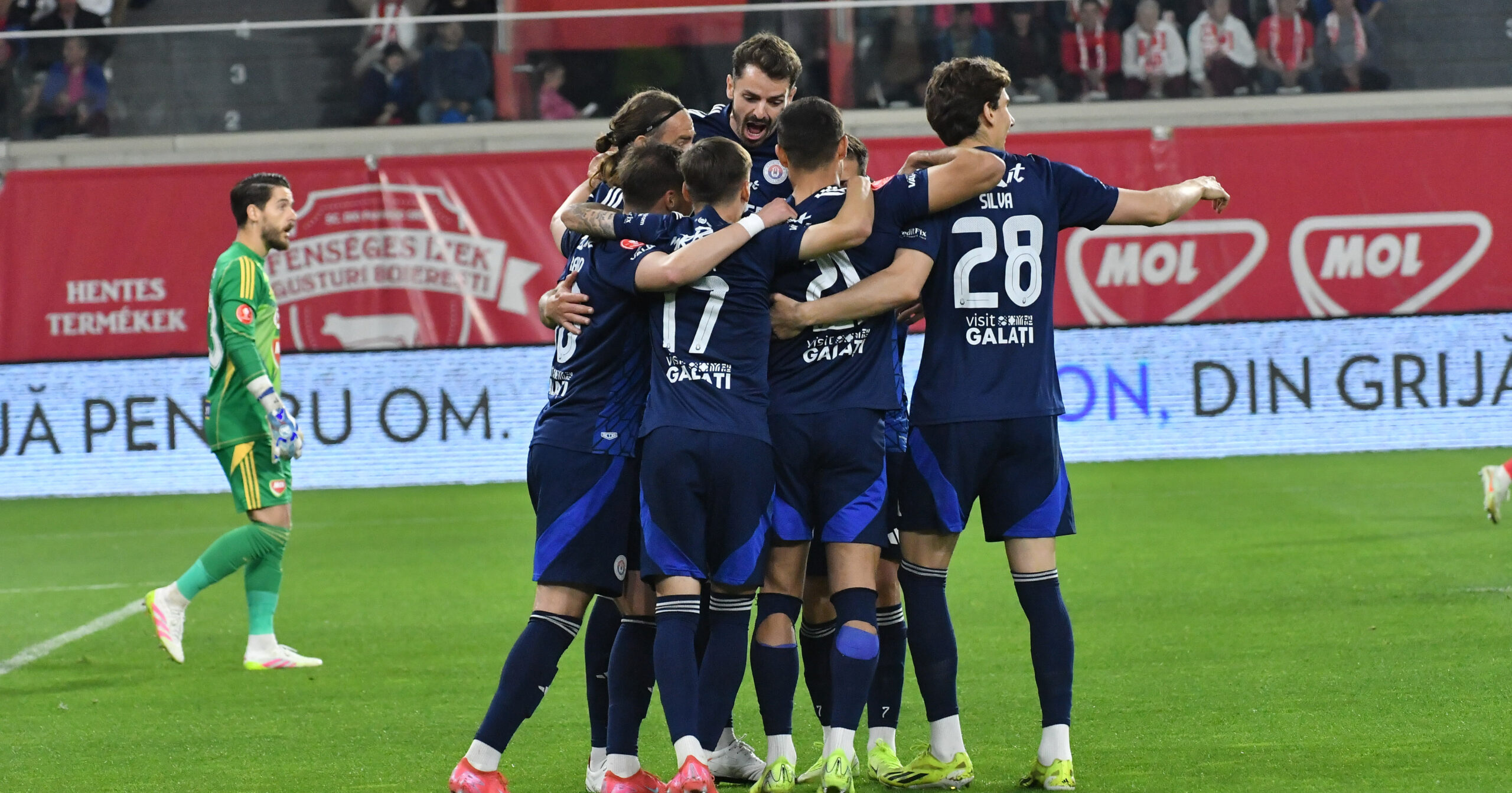 Sepsi OSK - Oțelul Galați 0-3, în etapa 6 din play-out-ul Superligii. A 5-a victorie la rând ...