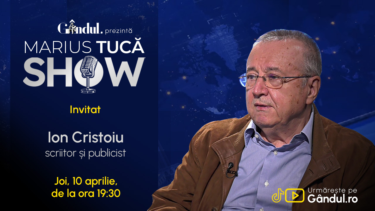 Marius Tucă Show începe joi, 10 aprilie, de la ora 19.30, live pe ...