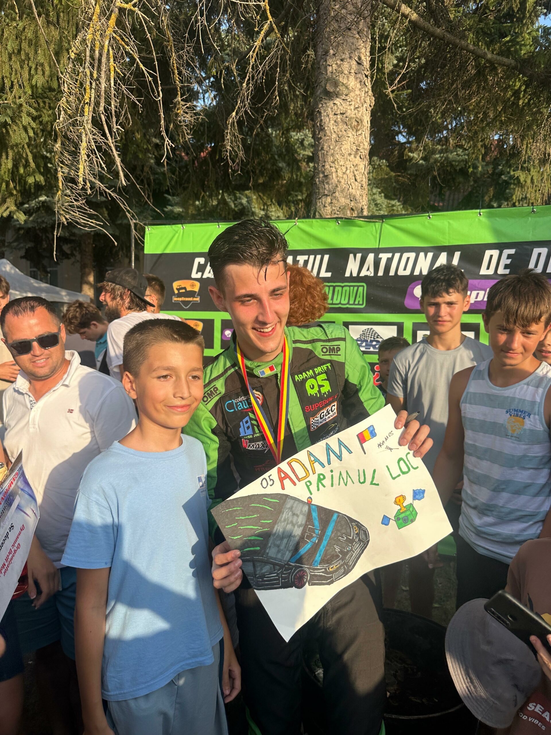 Claudiu Adam se impune spectaculos în etapa a doua a Campionatului Național de Drift din Moldova