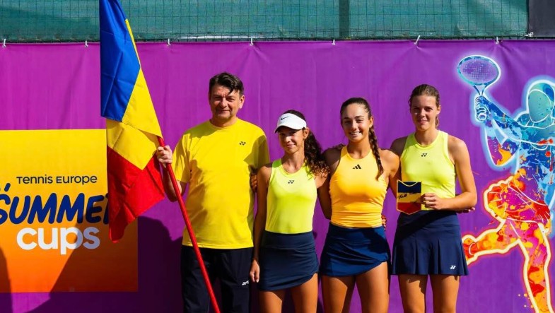 Am bătut Franța și am devenit campioane europene U16 la tenis de câmp ...
