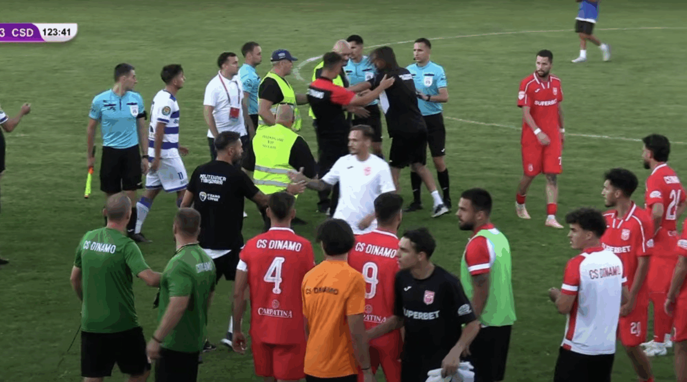 Dan Alexa, scandal monstru la meciul de cupă dintre Timişoara şi CS ...