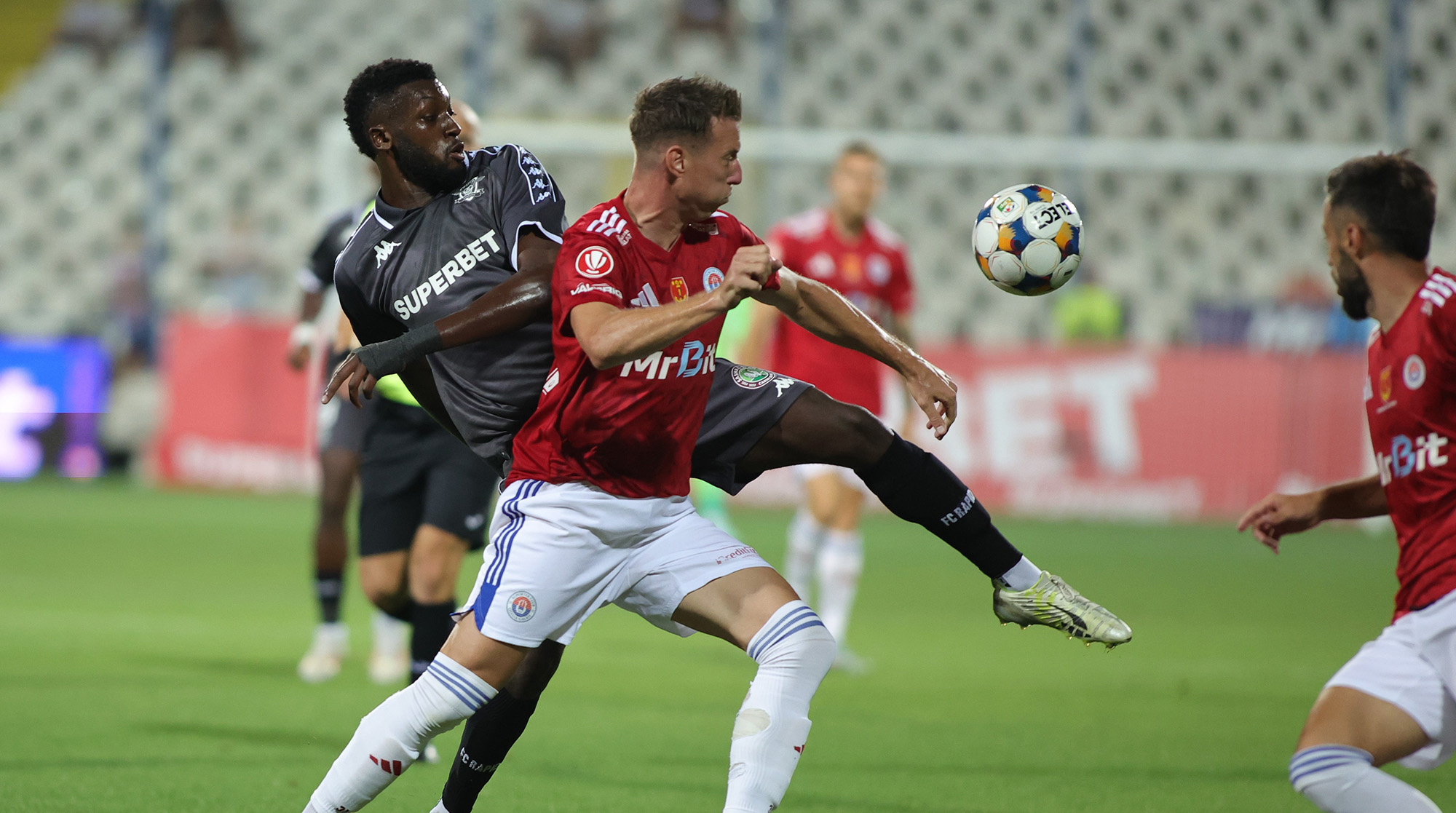 Oțelul Galați - Rapid București 1-1, în etapa 5 din Superliga. Remiză ...