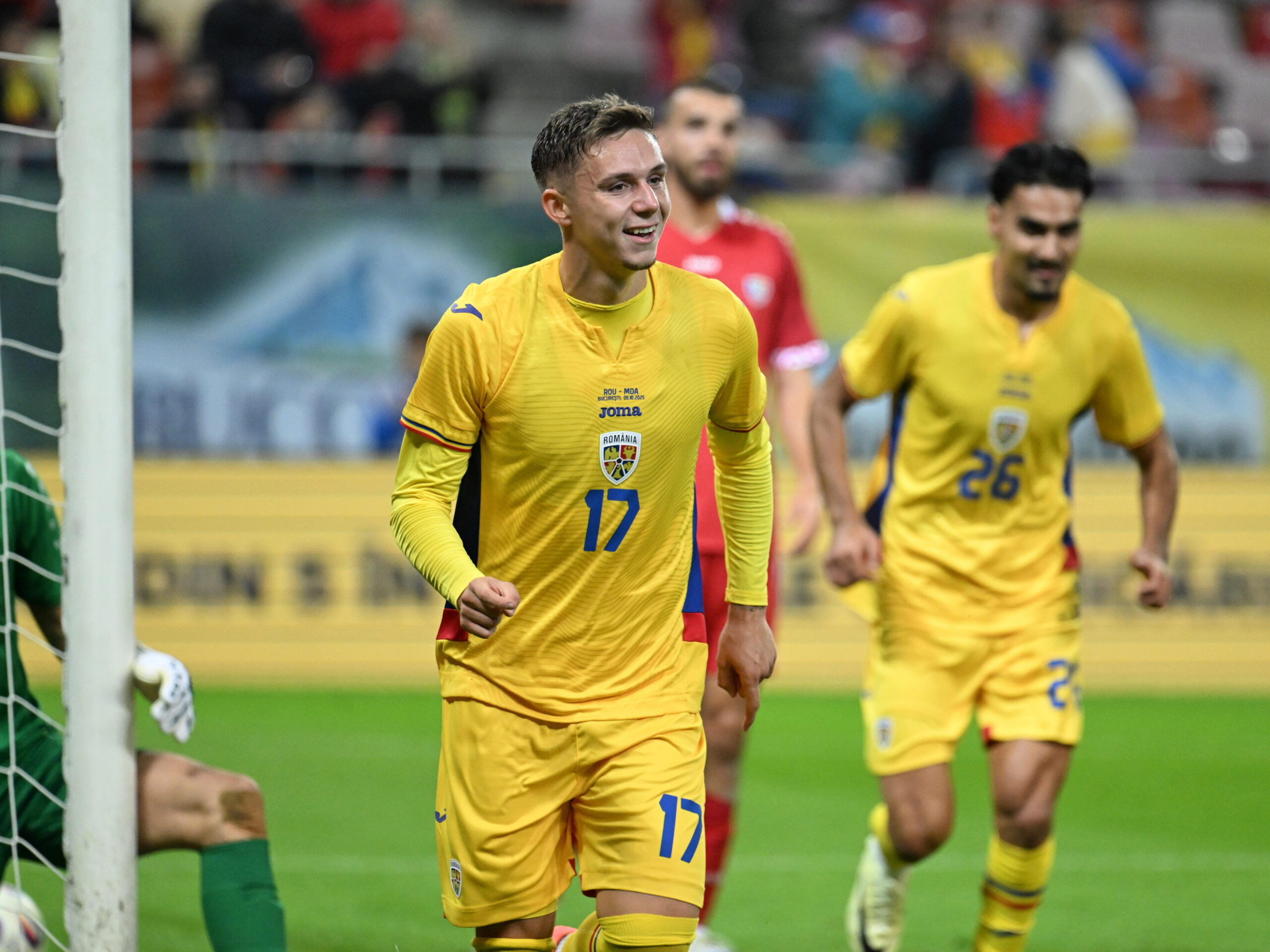 Louis Munteanu, în al nouălea cer după ce a marcat primul gol pentru ...