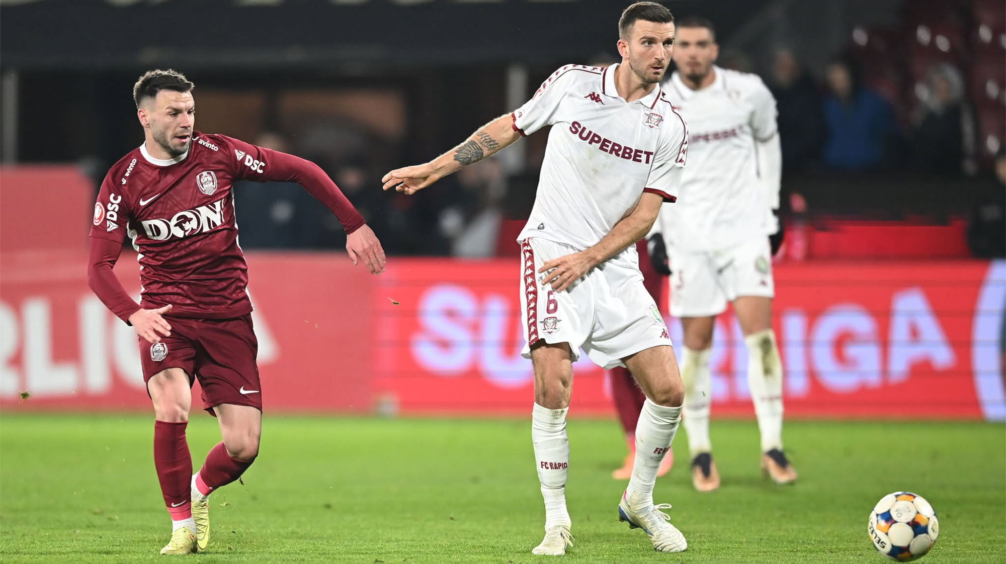CFR Cluj - Rapid București 3-0, în etapa 17 din Superliga