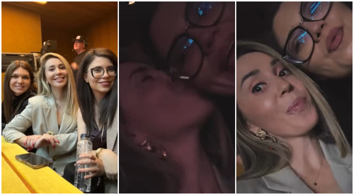 Simona Halep și cele trei prietene cu care a mers la concertul ...