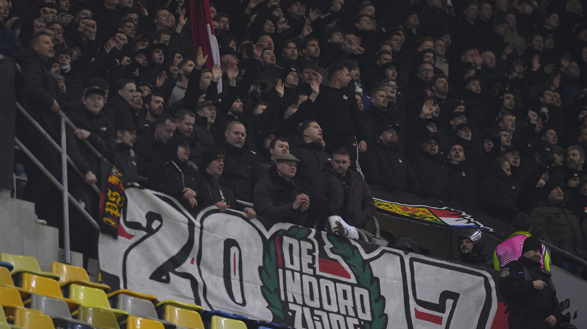 Reacție dură a fanilor lui Feyenoord după ce FCSB a marcat 3 goluri ...