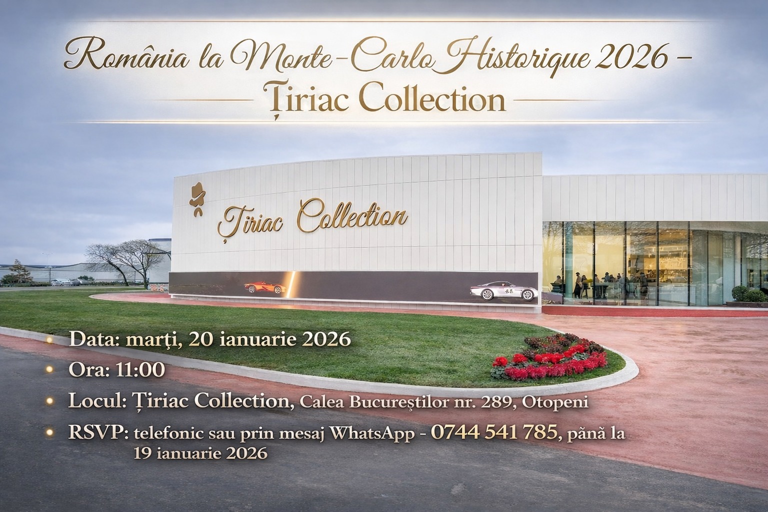 România la Monte-Carlo Historique 2026 – Țiriac Collection