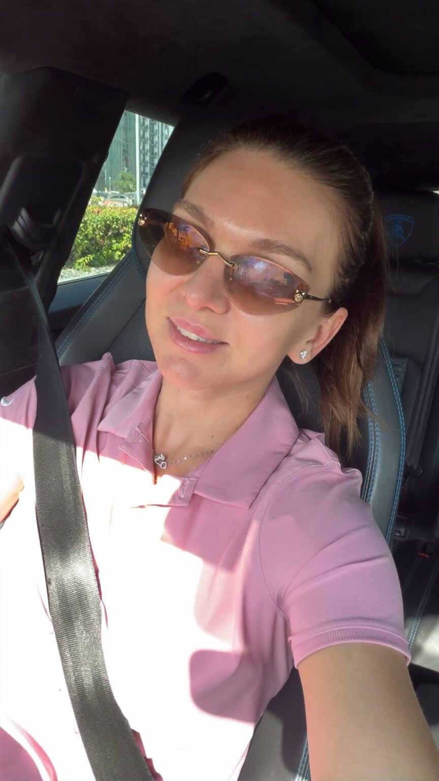 Simona Halep, apariție într-un Lamborghini la Dubai după întâlnirea cu ...