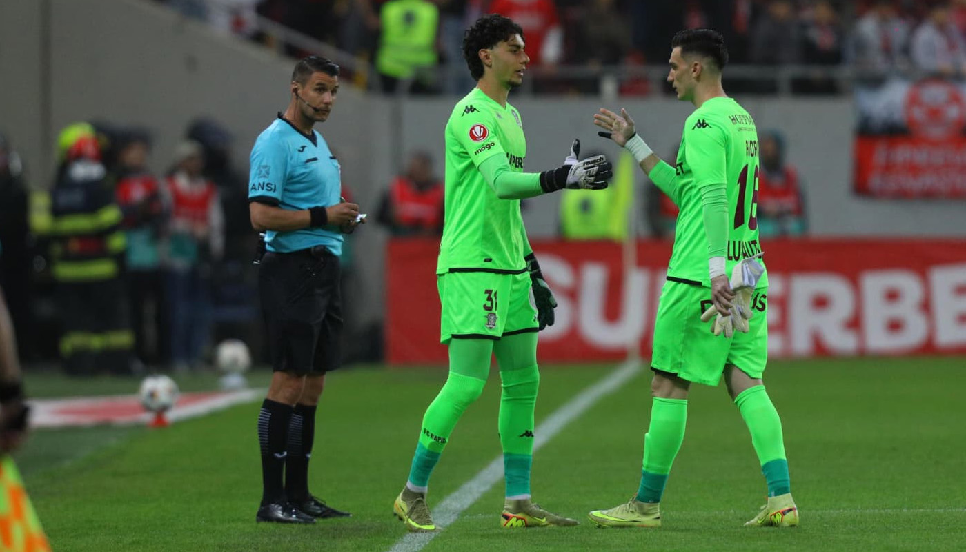 Șoc pentru Rapid în minutul 2 al meciului cu Dinamo! Aioani s-a rupt și ...