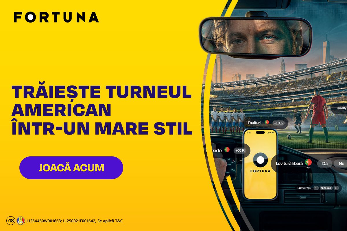 (P) Câștigă ca americanu’ la Fortuna. Mult și bine