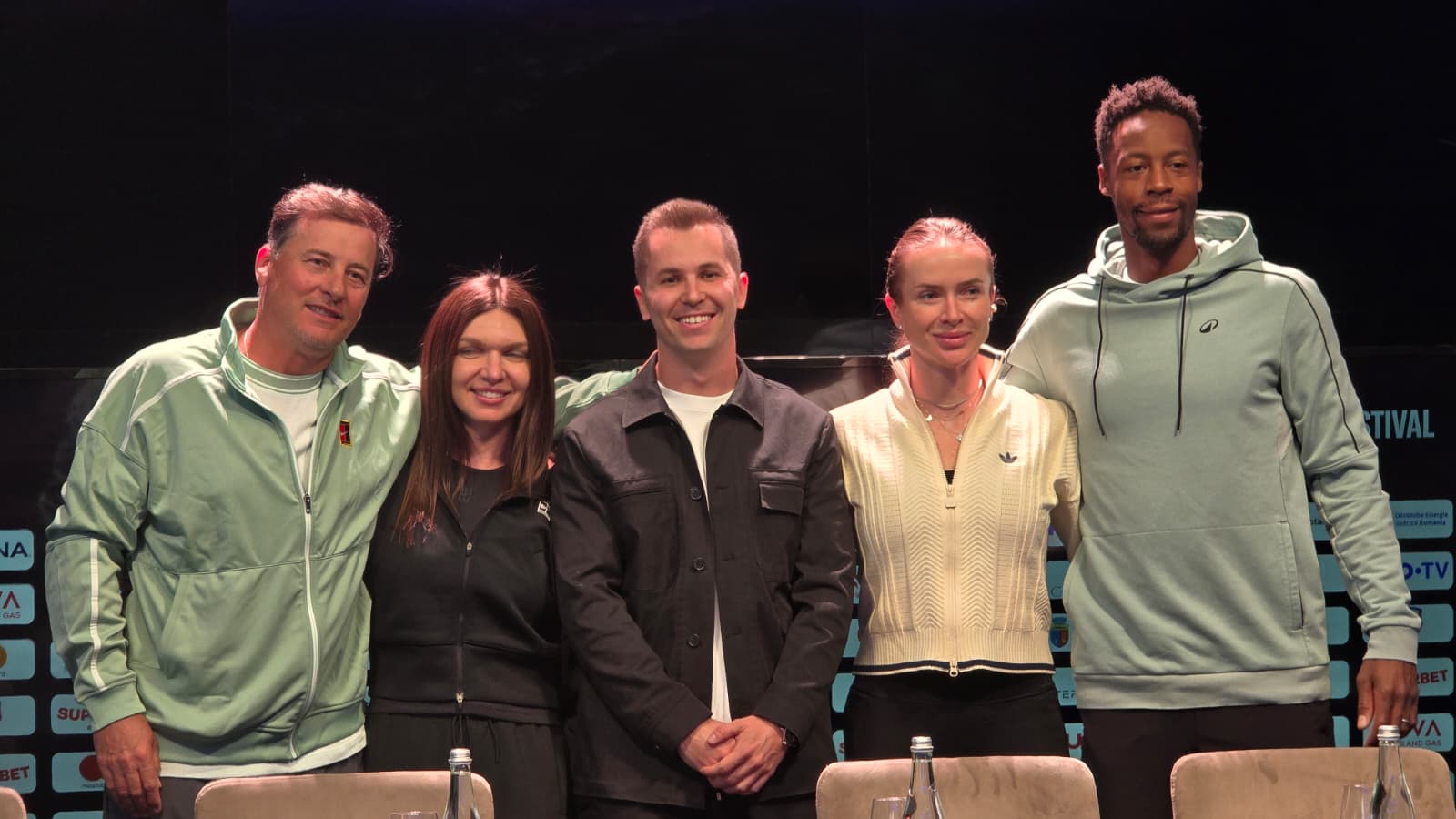 Simona Halep, adulată de Andrei Pavel, Elina Svitolina și Gael Monfils ...