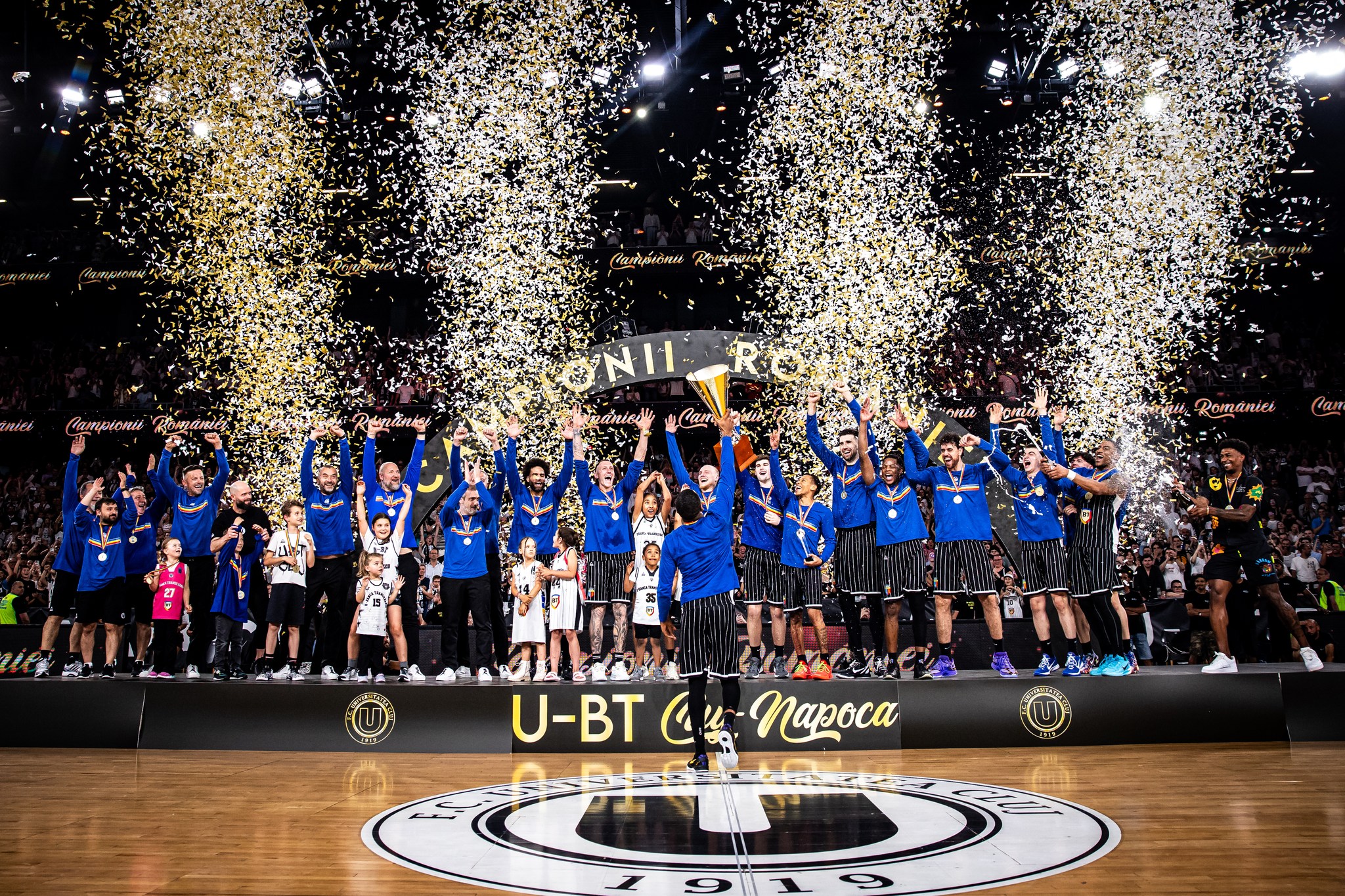 U BT Cluj scrie istorie! A ajuns la al 6-lea titlu consecutiv cucerit ...